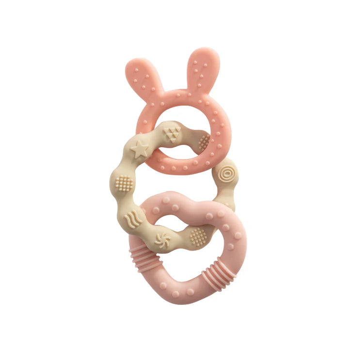 Multi-Textured Silicone Teether – Luxe